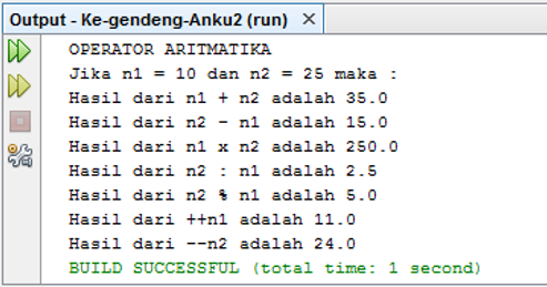 Cara Dan Fungsi Operator Pada Java - Ke-gendeng-Anku