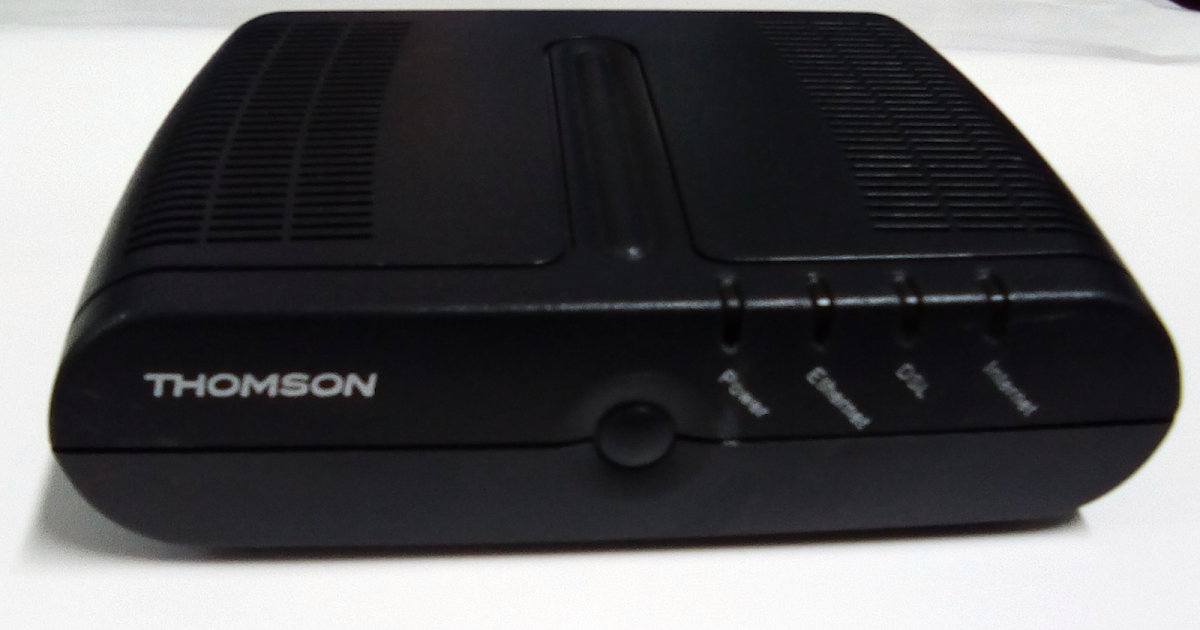 Compra de Modem ADSL Thomson TG508v2 homologado Anatel Original do ...