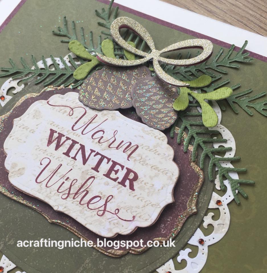 A Crafting Niche: Warm Winter Wishes Christmas Card - Spellbinders ...