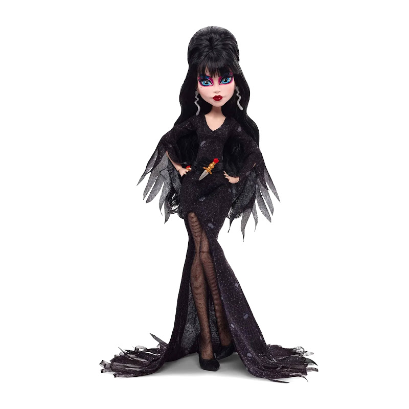 Monster High Elvira Mistress of the Dark Horror Movie Dolls Doll | MH Merch