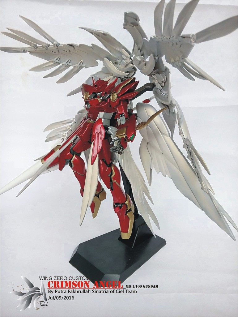 GUNDAM GUY: MG 1/100 Gundam Wing Zero Custom [Crimeson Angel ...