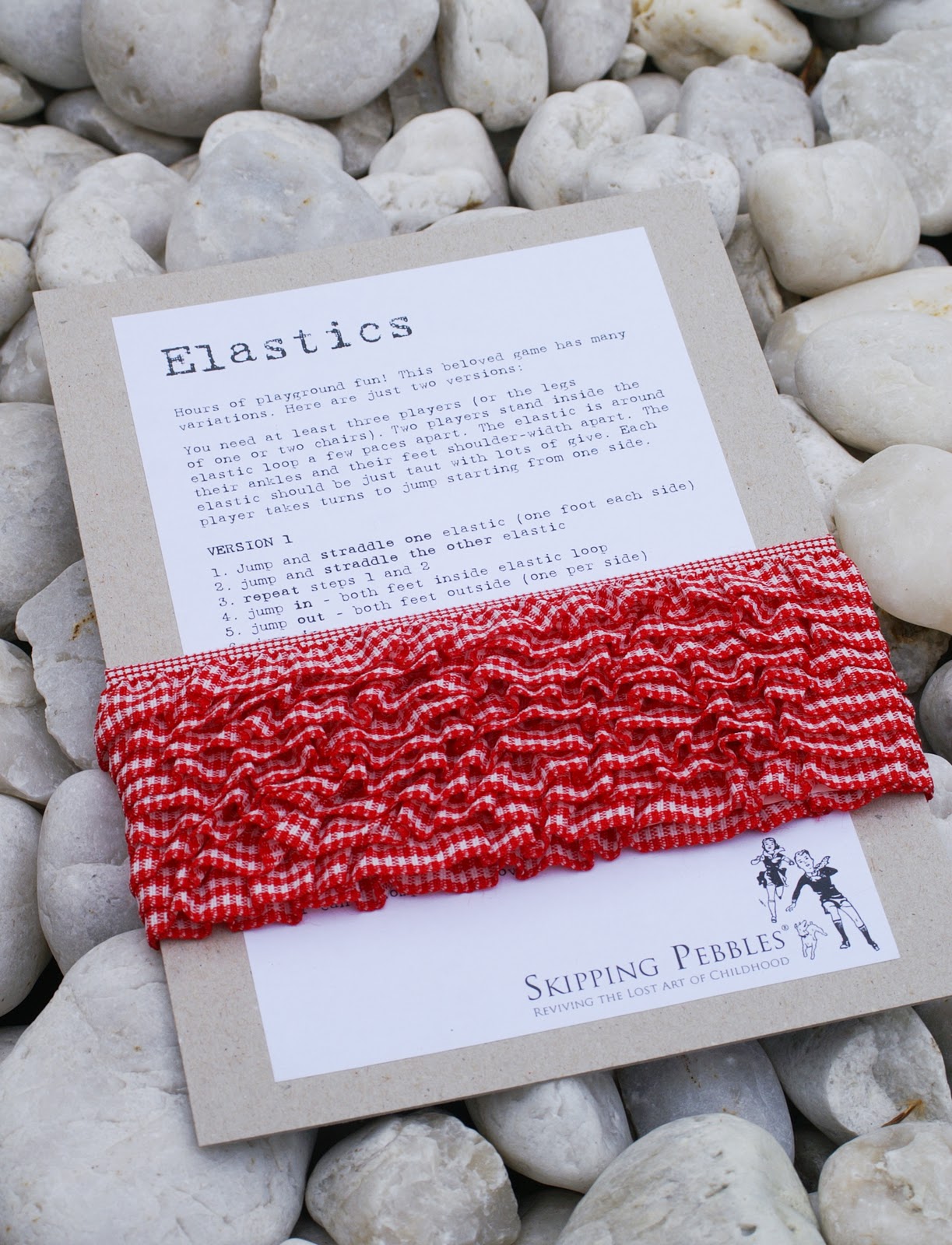 Hung Up On Retro: Elastics - Skipping Pebbles