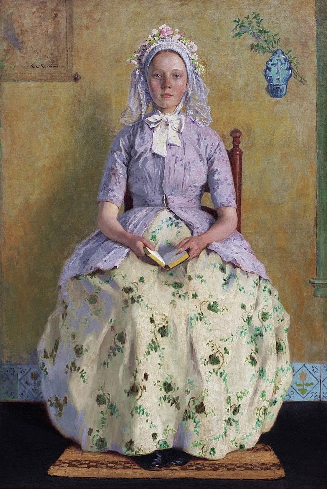 Gari MELCHERS (1860-1932) | Catherine La Rose ~ The Poet of Painting