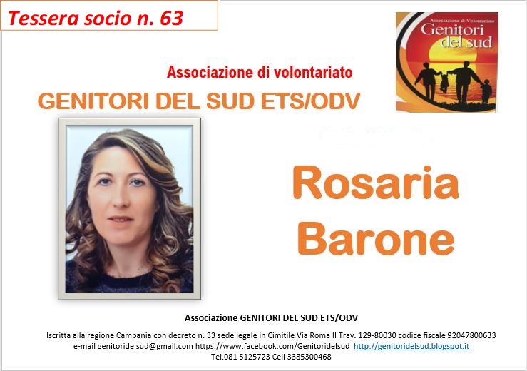 Associazione di Volontariato Genitori del sud Associazione di Volontariato Genitori del sud