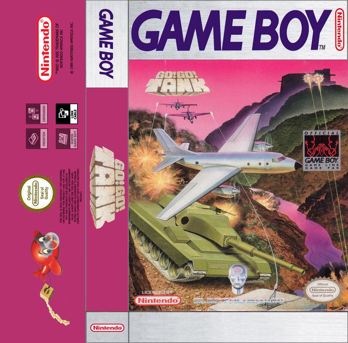 Solo una partida mas: Go! Go! Tank Game boy cassette cover