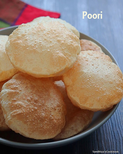 Sandhiya's Cookbook: Poori | How to make Puffed Poori
