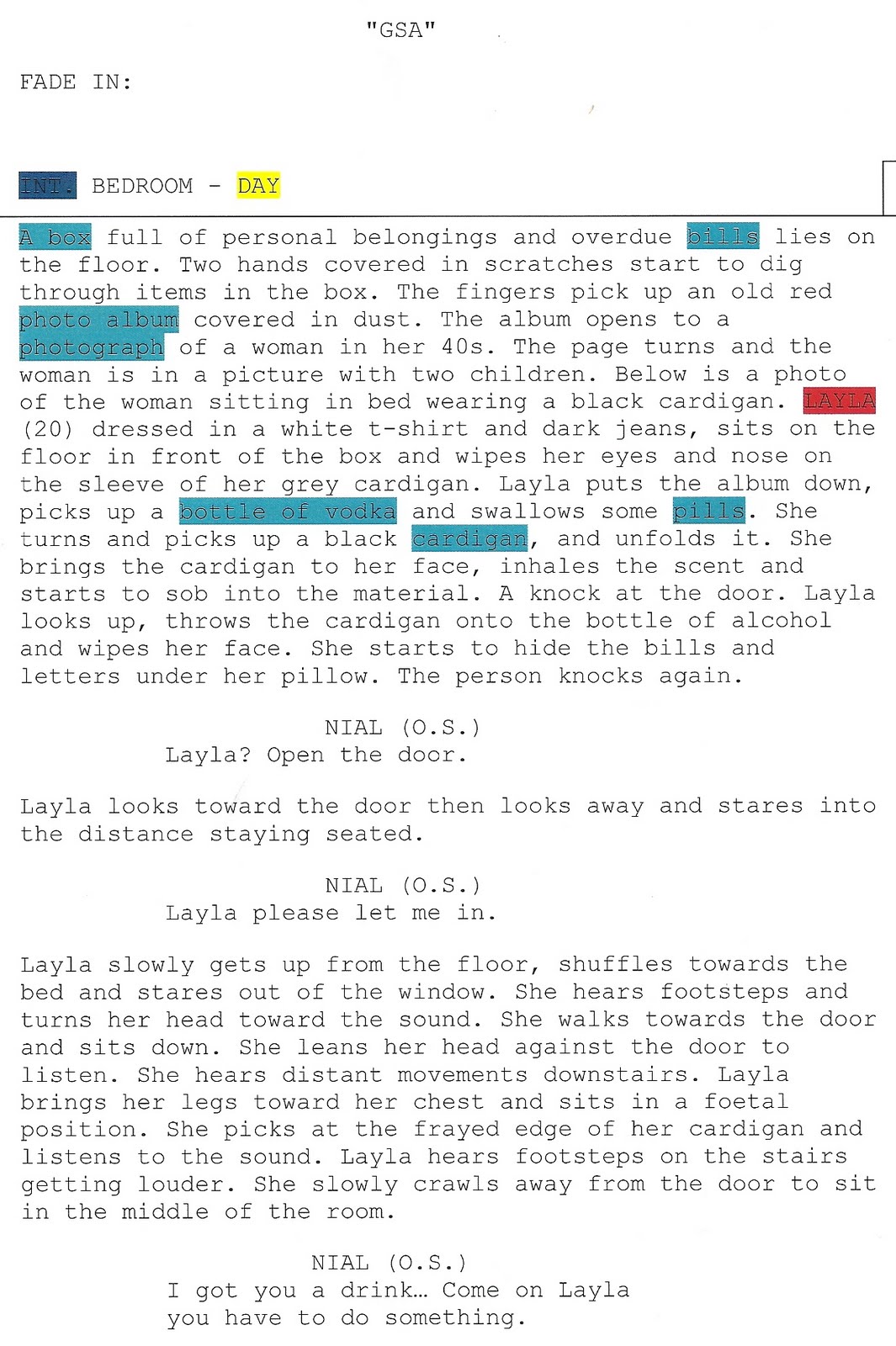 Pre-Production: Annotated Script