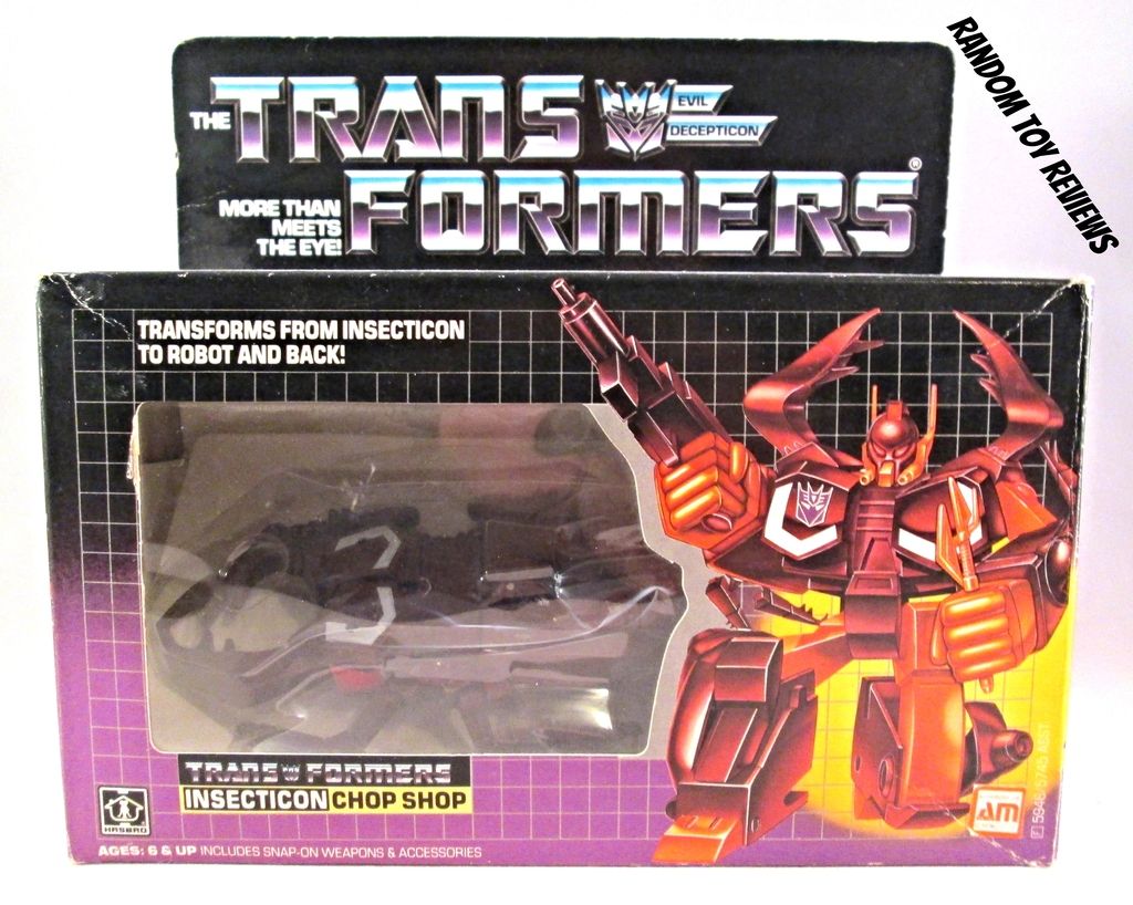 Random Toy Reviews: Transformers G1: Deluxe Insecticon Chop Shop