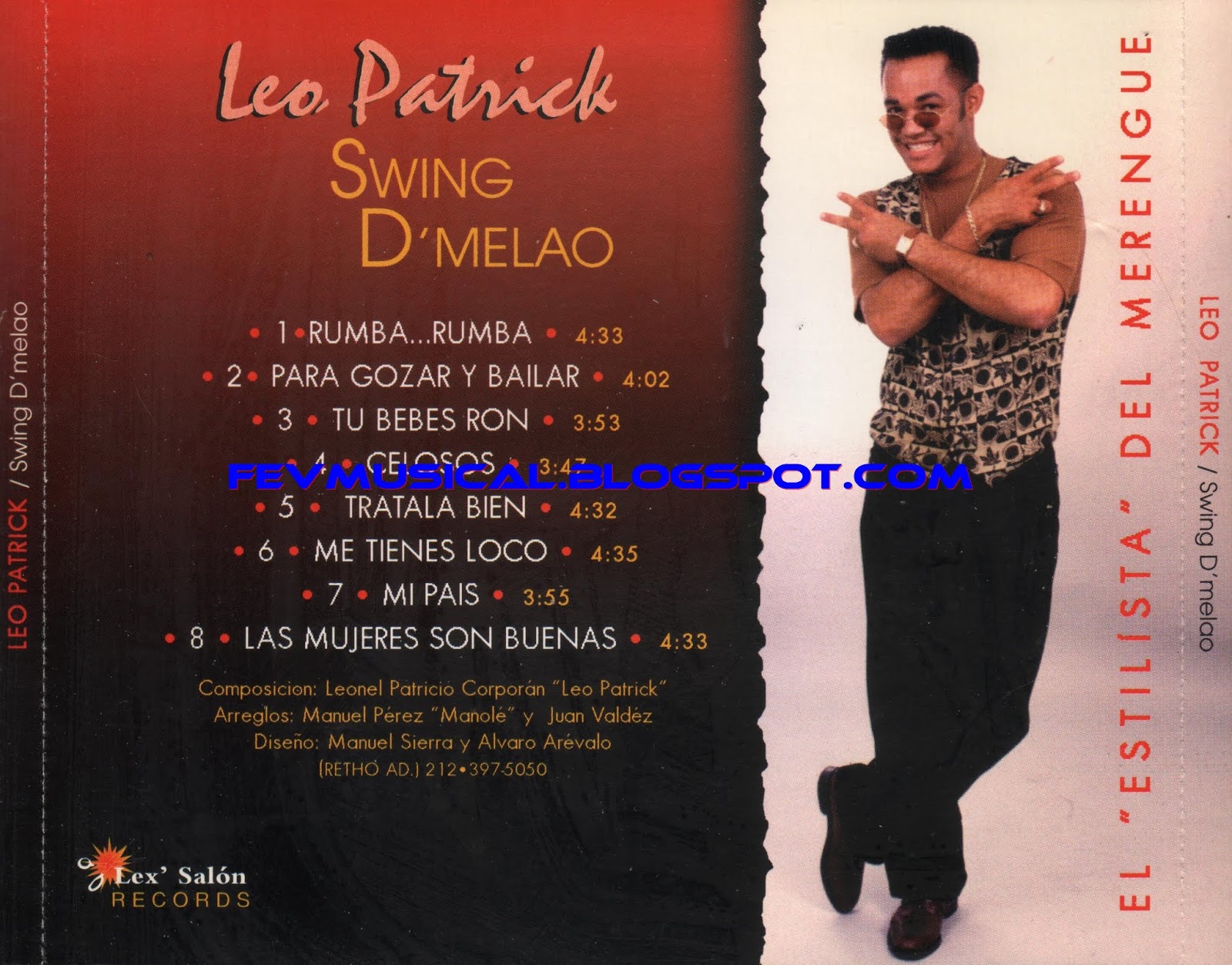 FEV MUSICAL: 1990's - Leo Patrick & Swing D'Melao - El Estilista Del ...