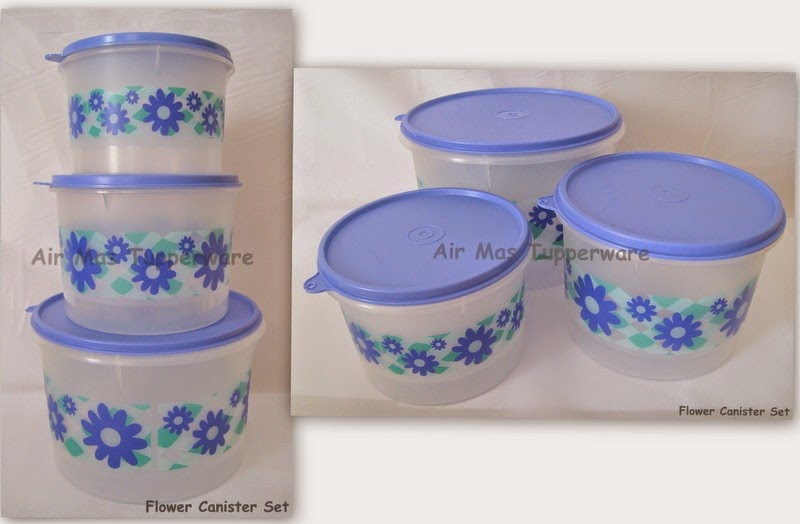 Air Mas Tupperware Collection: Flower Canister Set [SOLD OUT]