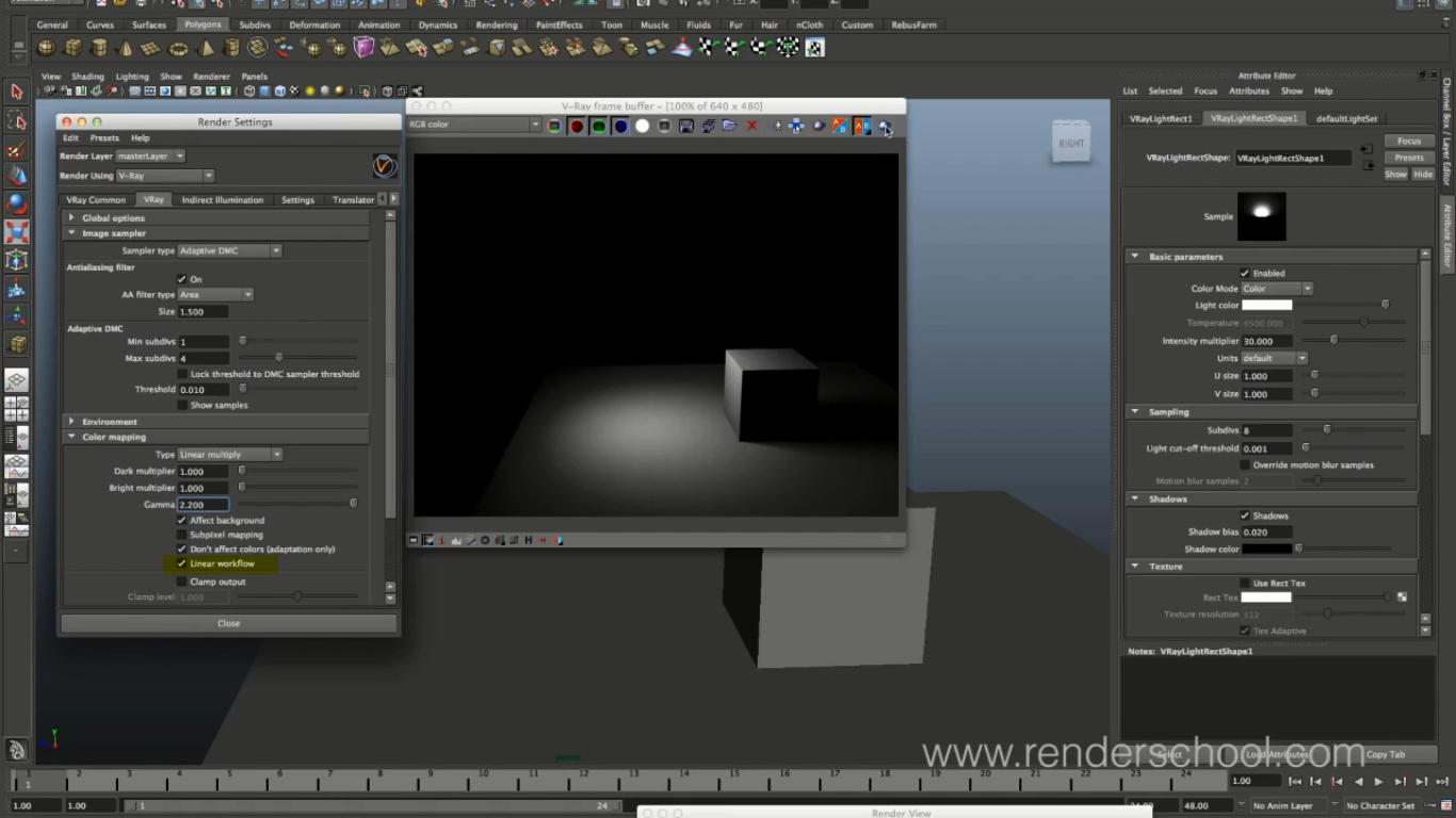 CG Taiwaner 台灣人玩動畫: V-Ray for Maya 線性工作流程