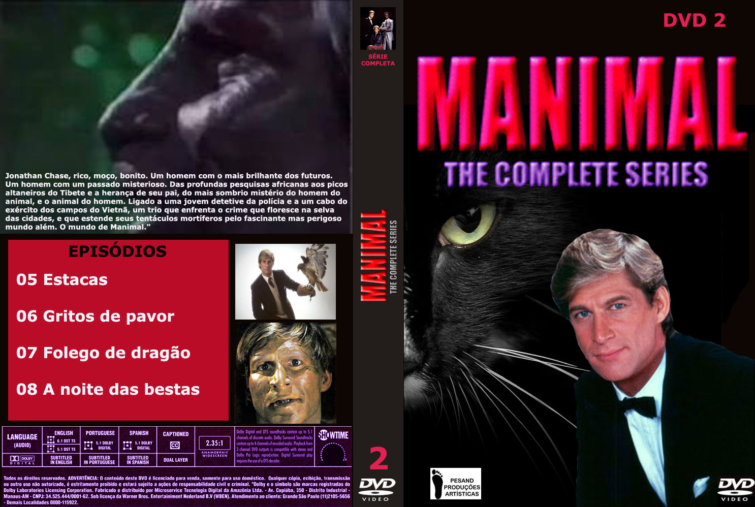 CAPAS EM SÉRIE: CAPAS DVD MANIMAL