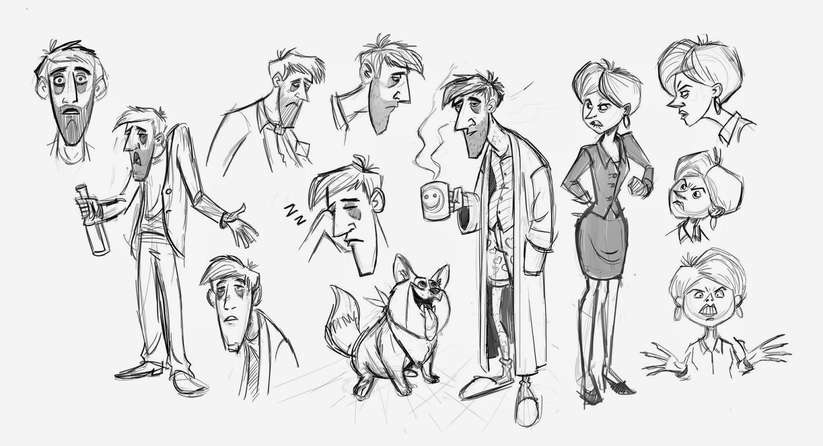 Learning drawing principles: characters