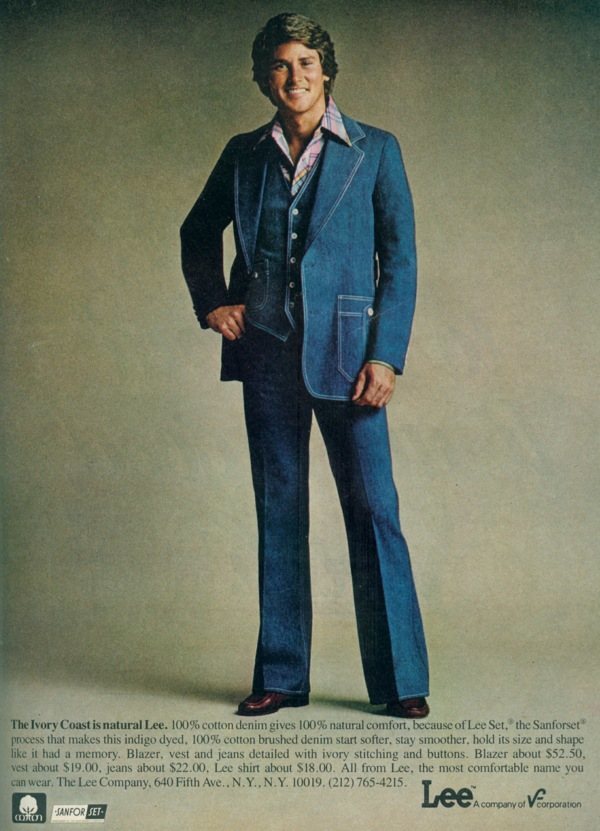 Lee Jeans, Beautiful Adverts for the Leisure Suit from the 1970s ...