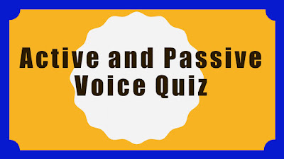 Active Voice and Passive Voice Quiz - English quiz questions and ...