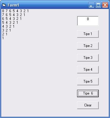 Contoh-Contoh Looping Pada Visual Basic