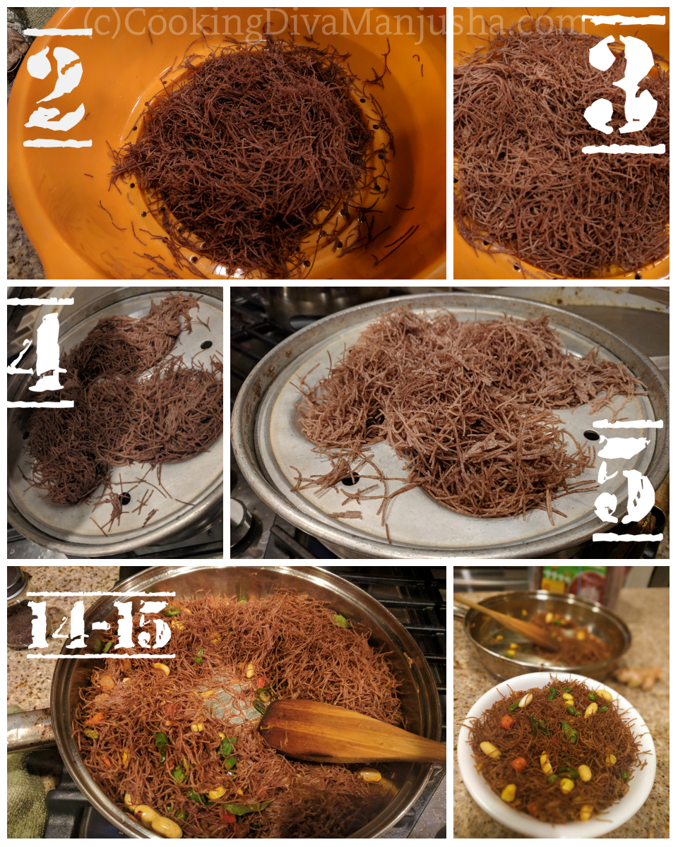 Ragi Vermicelli Upma|A Finger Millet recipe |Ragi semiya recipe