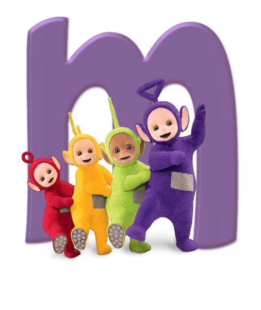 Blindada por Deus: Alfabeto decorativo Teletubbies