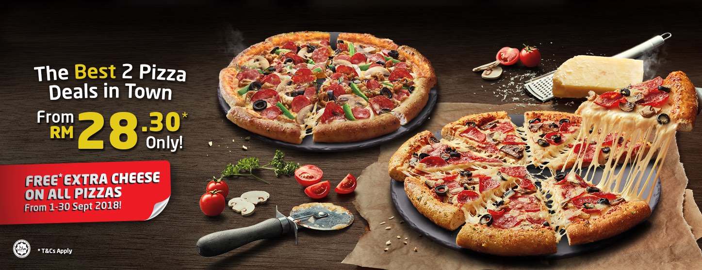 PERCUMA!! LEBIH CHEESE ATAS PIZZA HANYA DI DOMINO'S - MRSLIEZ.COM