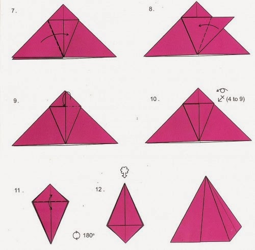 PAPIROFLEXIA EN LA ESCUELA: PIRÁMIDE