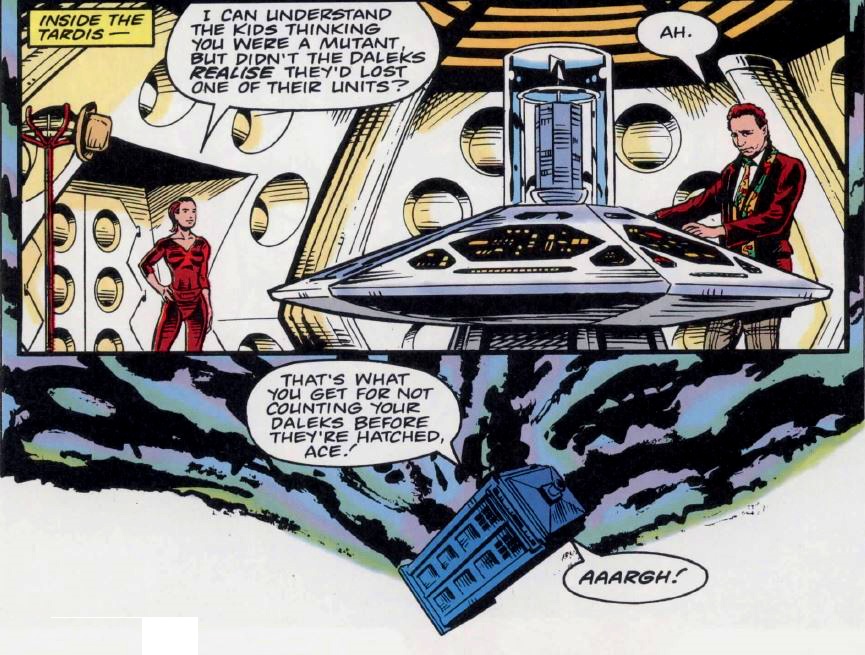 1st look at the 7th Doctor's New TARDIS Interior from Titan Comics ...