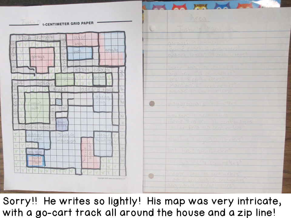 Collaboration Cuties: Ecosystem Mini book, Area and Perimeter Project ...