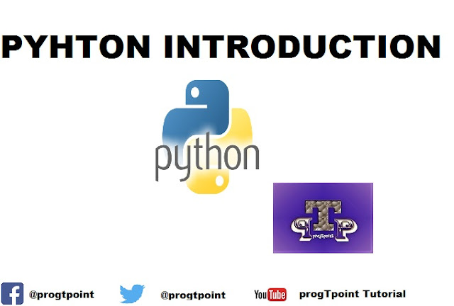Python Introduction | ProgTpoint
