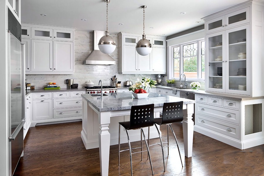 6 Modern White Kitchen Ideas With Island - Dream House