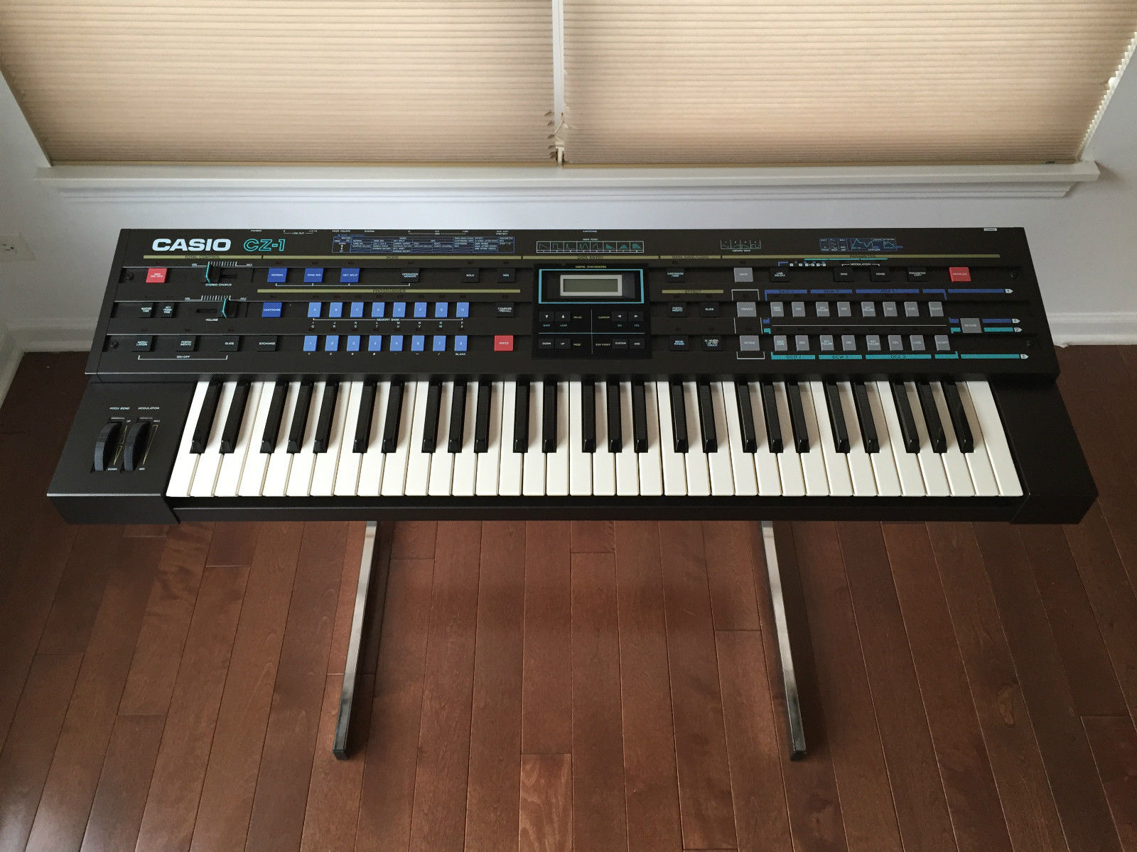 MATRIXSYNTH: CASIO CZ-1 SN 8611 with Cover & Stand