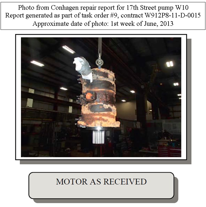 Fix the pumps: Rusty pumps keep rusting, Corps yawns