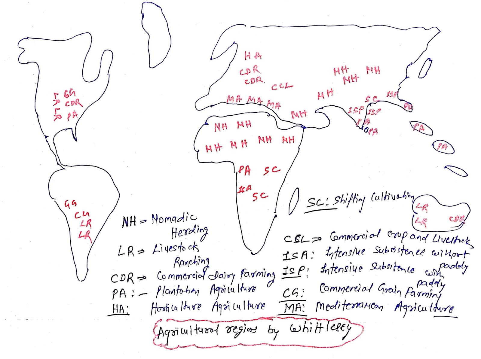 Present a classification of Agricultural Regions of the world developed ... Present a classification of Agricultural Regions of the world developed ...