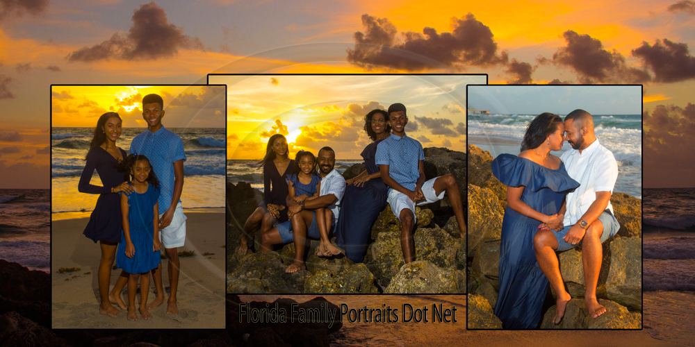 Miami family beach portraits