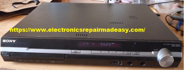 electronics repair made easy: Sony home theater push power protection ...