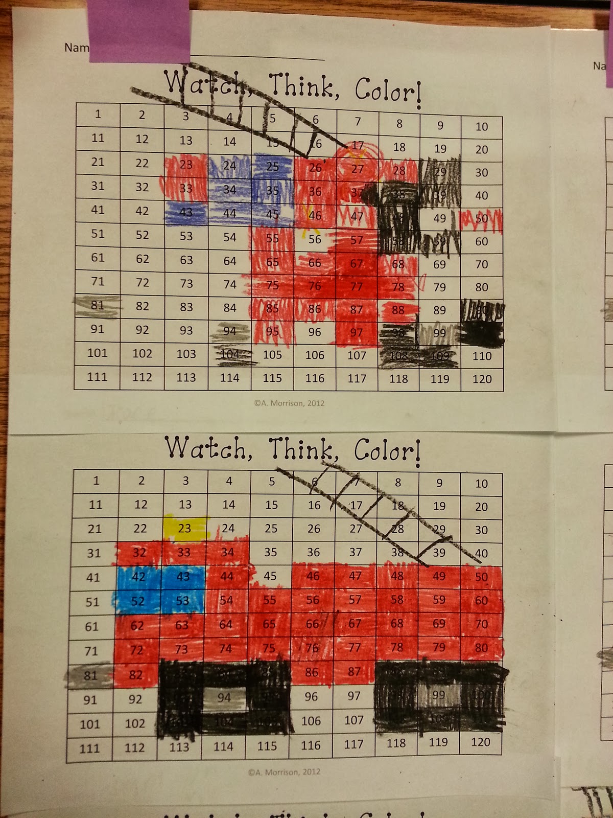 Differentiating Instruction with Watch, Think, Color games | The ...