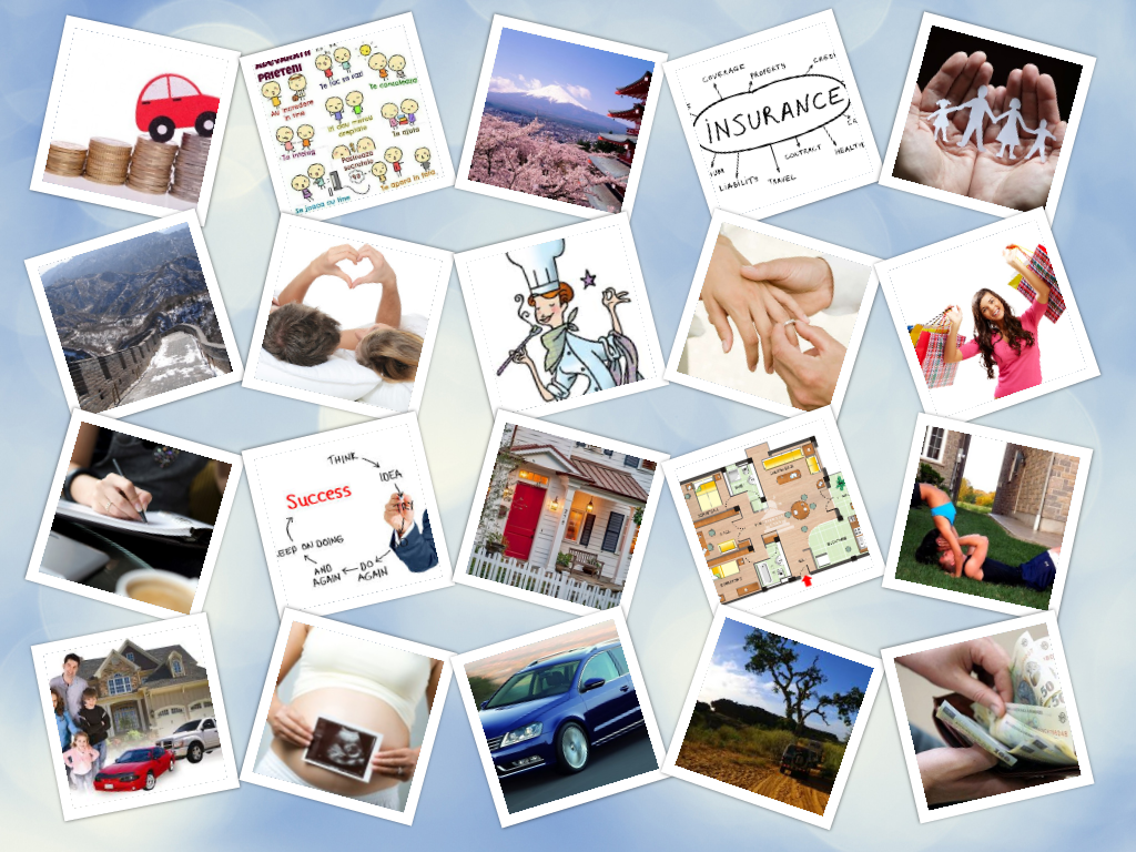 Jocuri pentru copii mari şi mici: Colajul cu dorinte