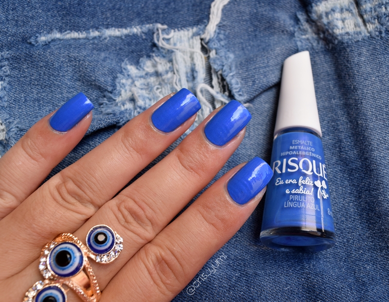 Pirulito Língua Azul - Risqué - Blog da Cris Yumi