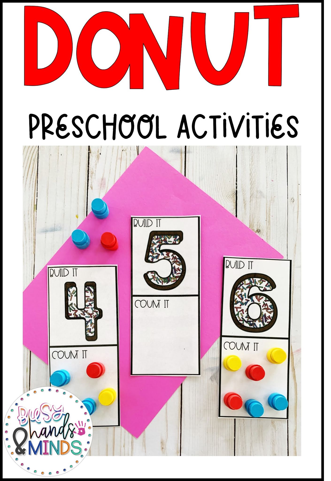 If You Give A Dog A Donut- Preschool Book Companion | Busy Hands and Minds