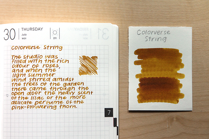 review: colorverse string - ink between the teeth