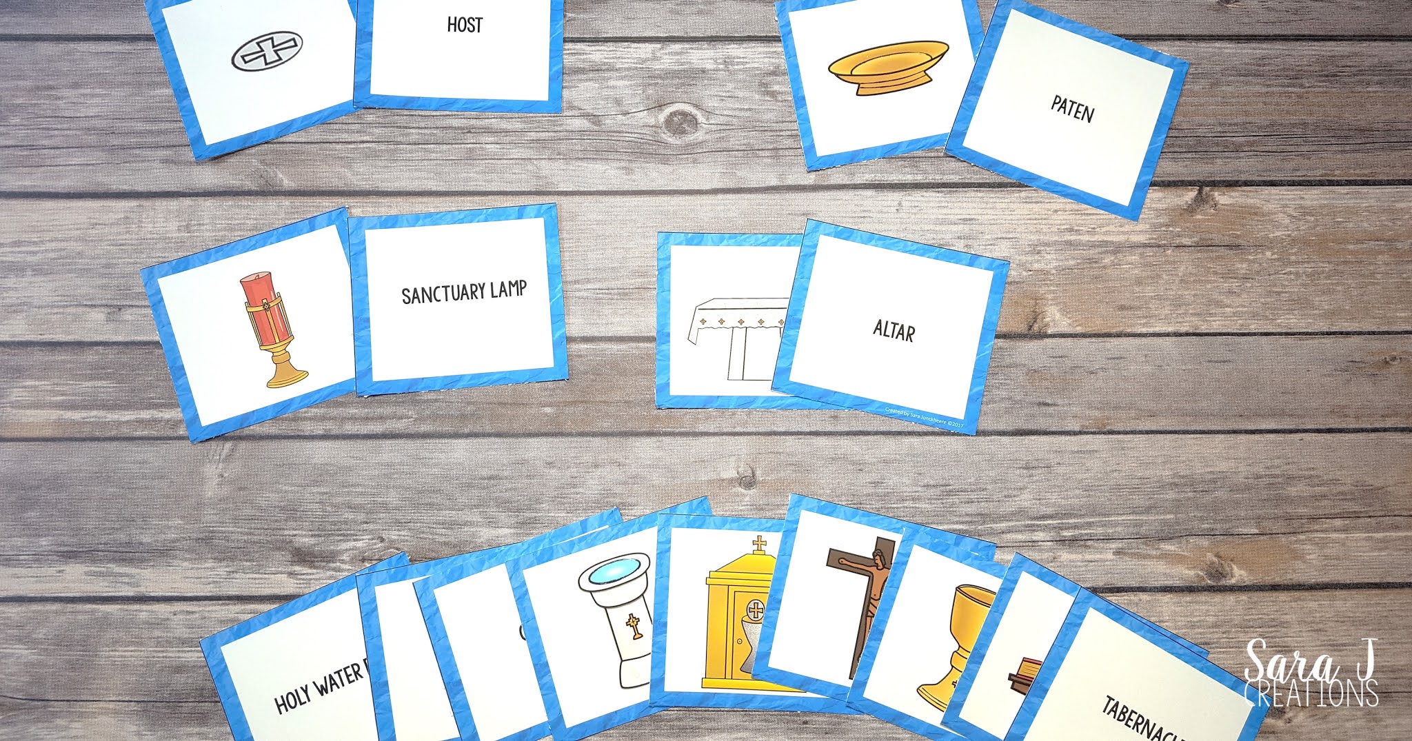 Mass Item Match Up Freebie | Sara J Creations