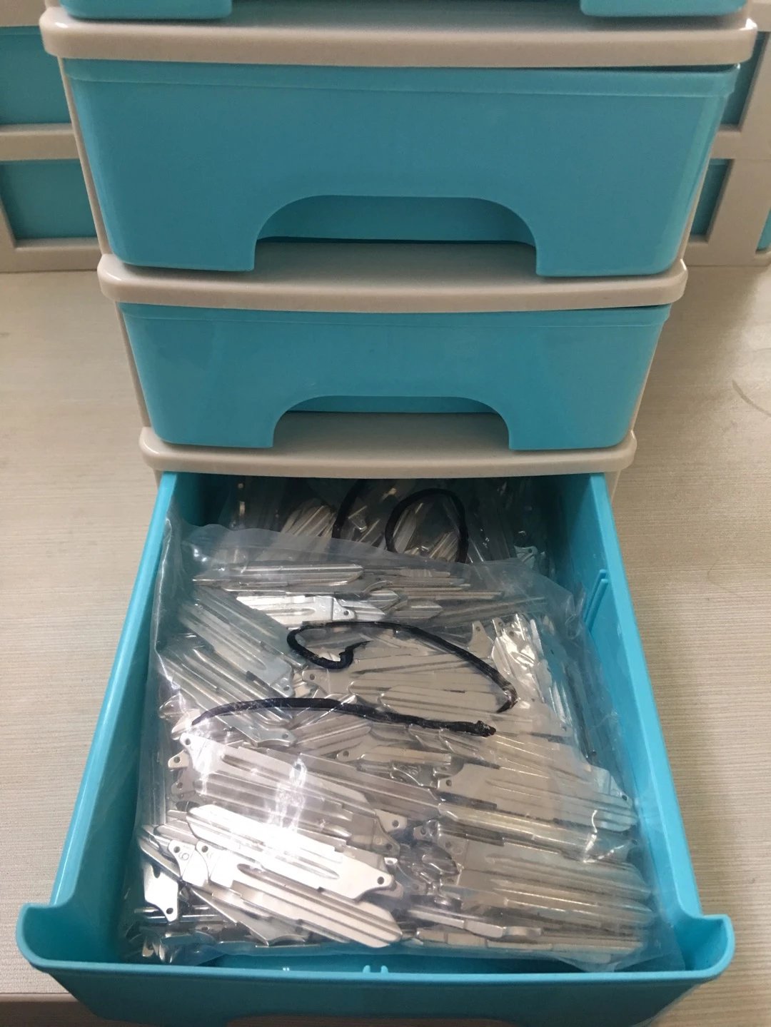 Car Keys Collection Drawer Plastic Storage Boxes Jewelry Organizer