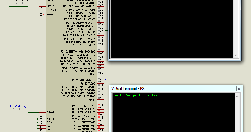 Code Bloges: Serial Uart Communication in ARM Microcontroller (LPC2148)