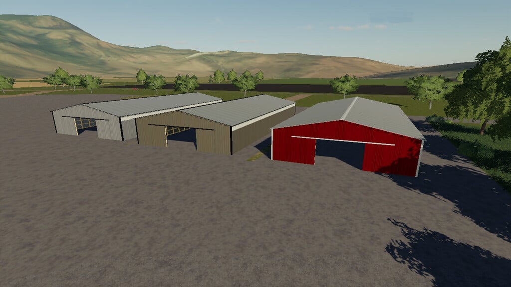 FS19 American Style Placeable Shed Pack v1.0 - FS 19 & 22 USA Mods ...