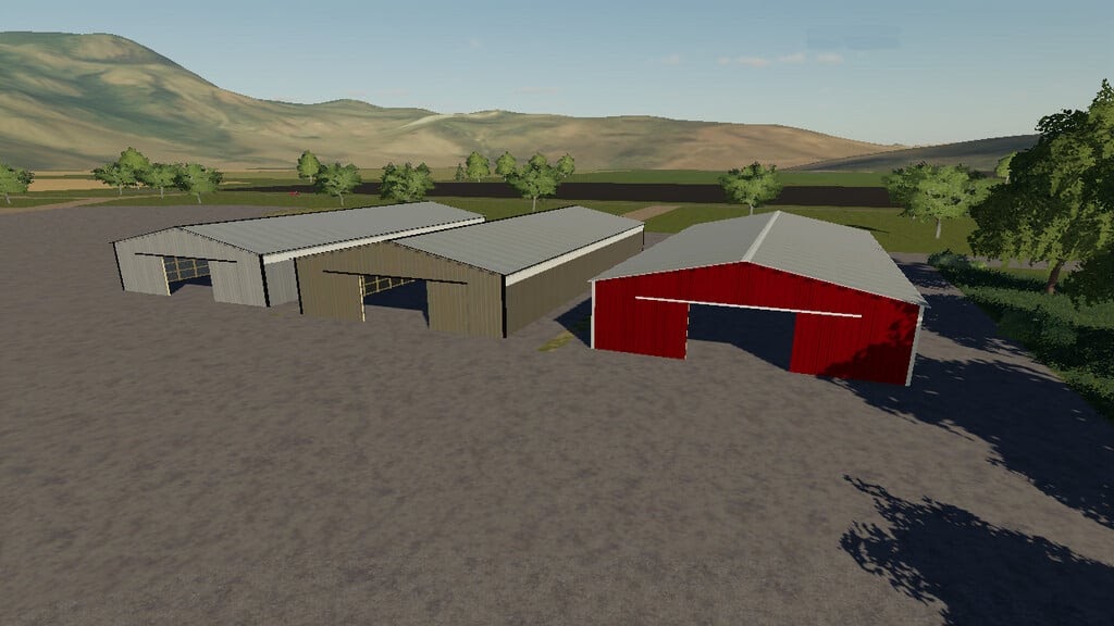 FS19 American Style Placeable Shed Pack v1.0 - FS 19 & 22 USA Mods ...