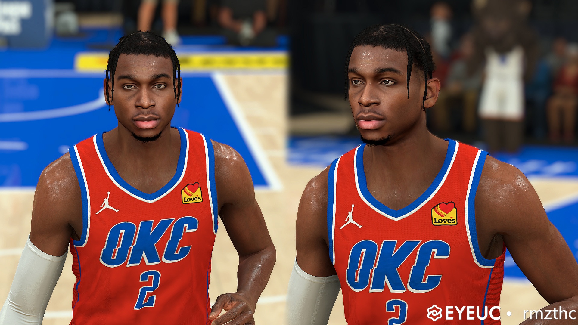 NBA 2K21 Shai Gilgeous-Alexander Cyberface, Braid Hair and BOdy Model ...