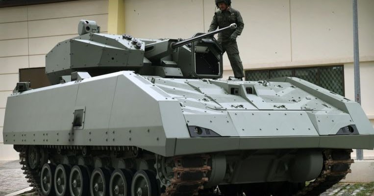 New SAF Hunter Armoured Fighting Vehicle Commissioned as Armour ...