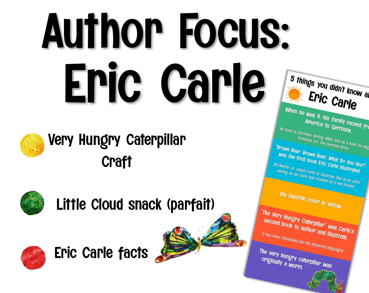 Author Focus: Eric Carle - The Learning Curve