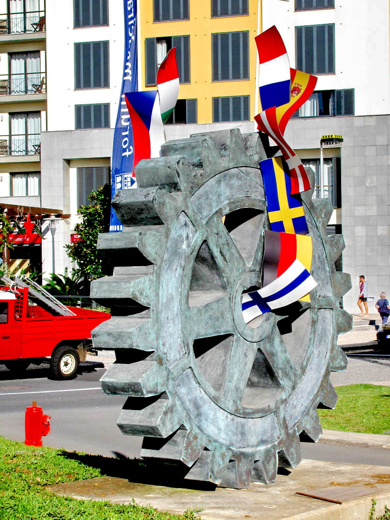 wheel of the Rotary International - Funchal Daily Photo