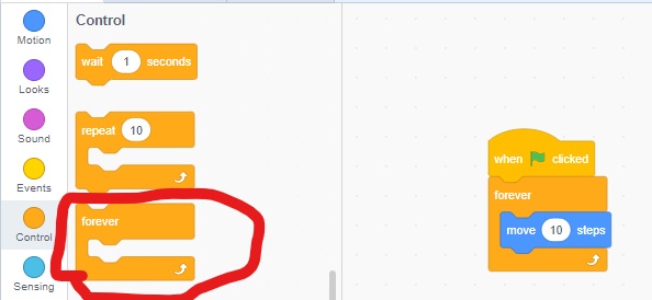 How to make a simple project in Scratch