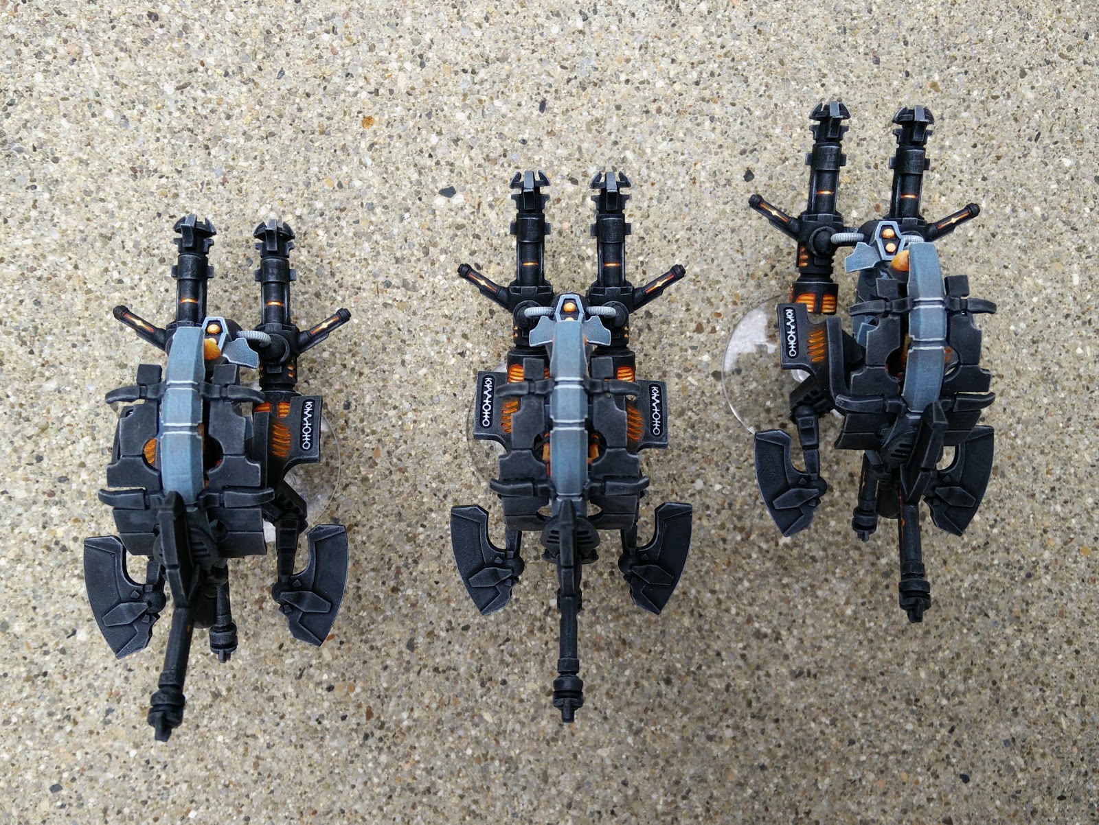 Necron Army Work in Progress pics: Tomb Blades Done!