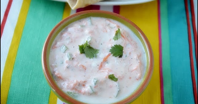 Cucumber-Carrot Raita ~ Tamalapaku